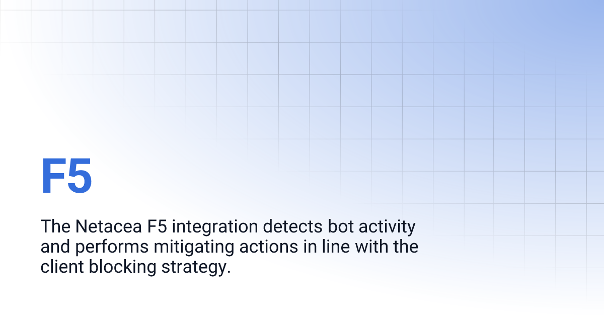 F5 | Netacea Documentation